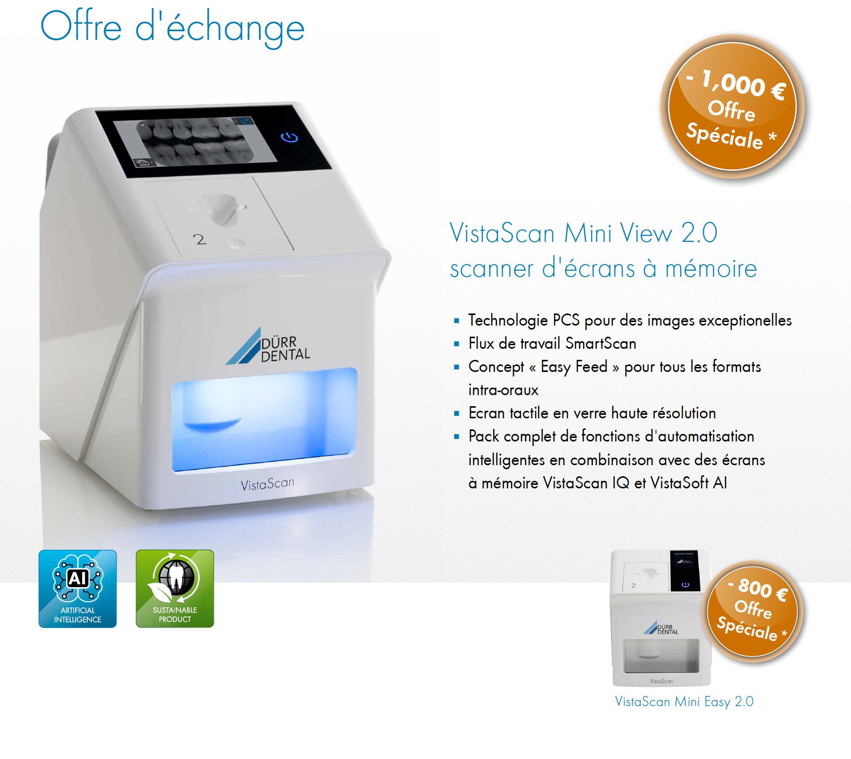 Modernisez votre système de radiologie intra-orale grâce à l'offre d ...